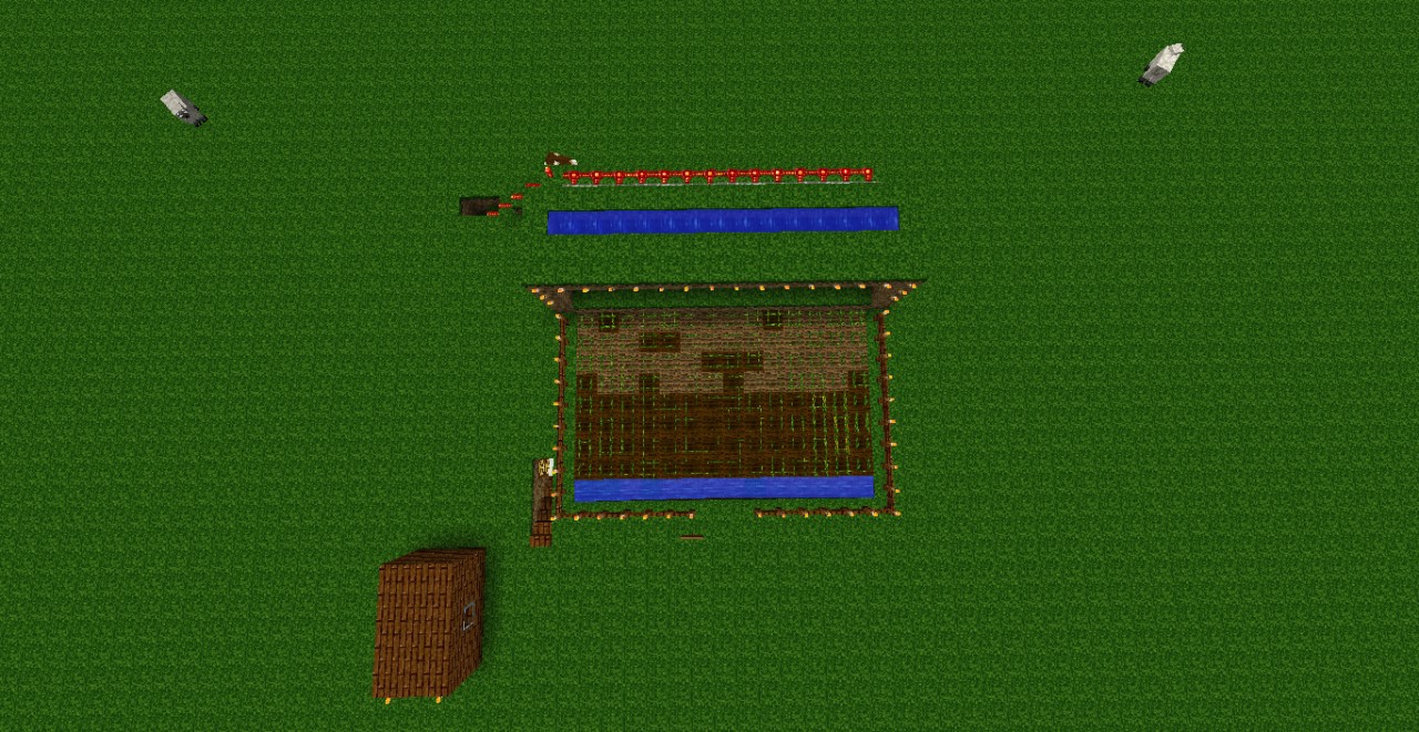 Minecraft piston powered farm! Minecraft Map