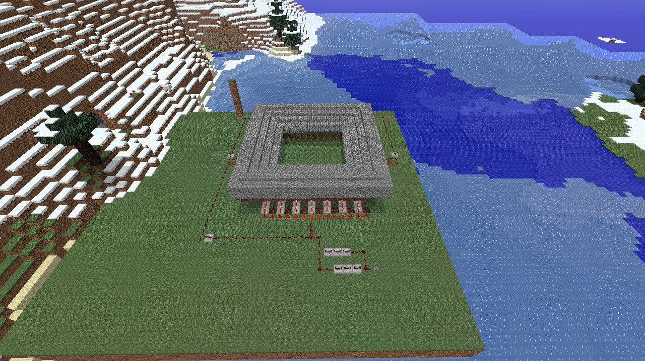 15x15 Self Repair Home Minecraft Map