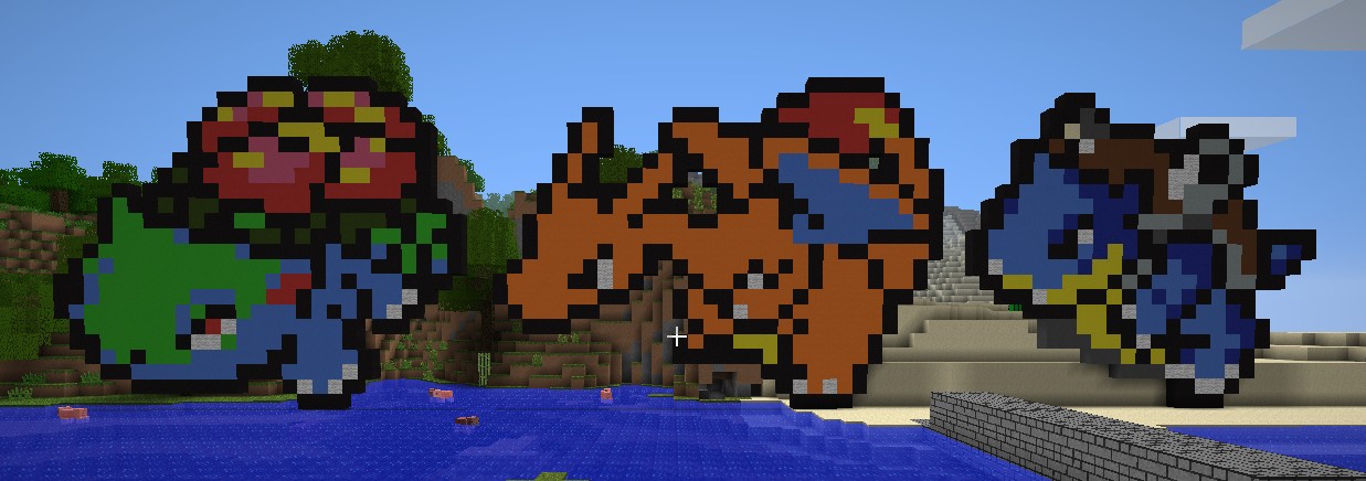 Pokemon Project: Generations 1 Starters Stage 3 Part III Minecraft Map