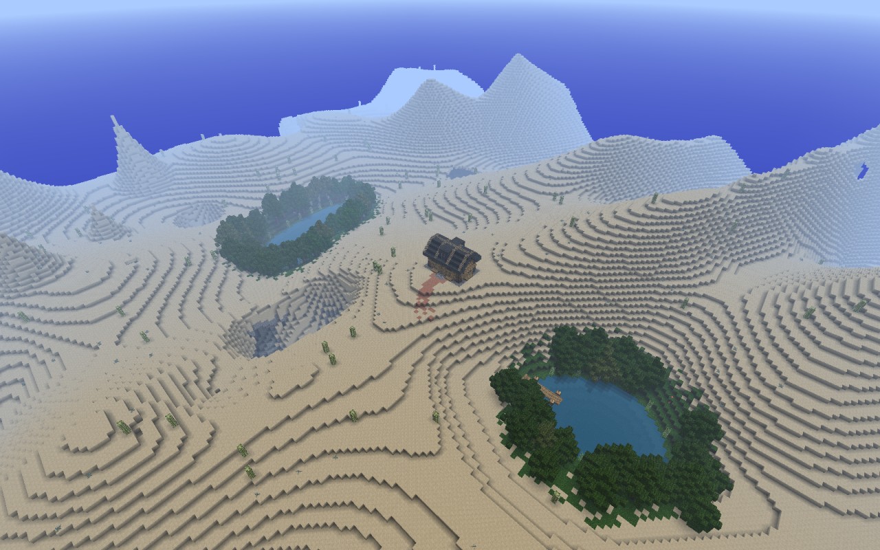 Custom Terrain: Desert Expanse Minecraft Map