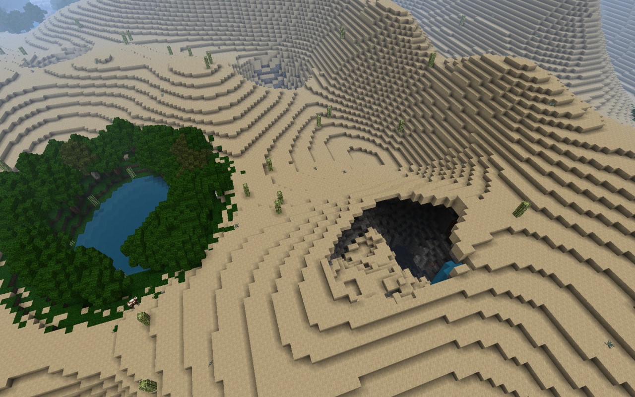 Custom Terrain: Desert Expanse Minecraft Map