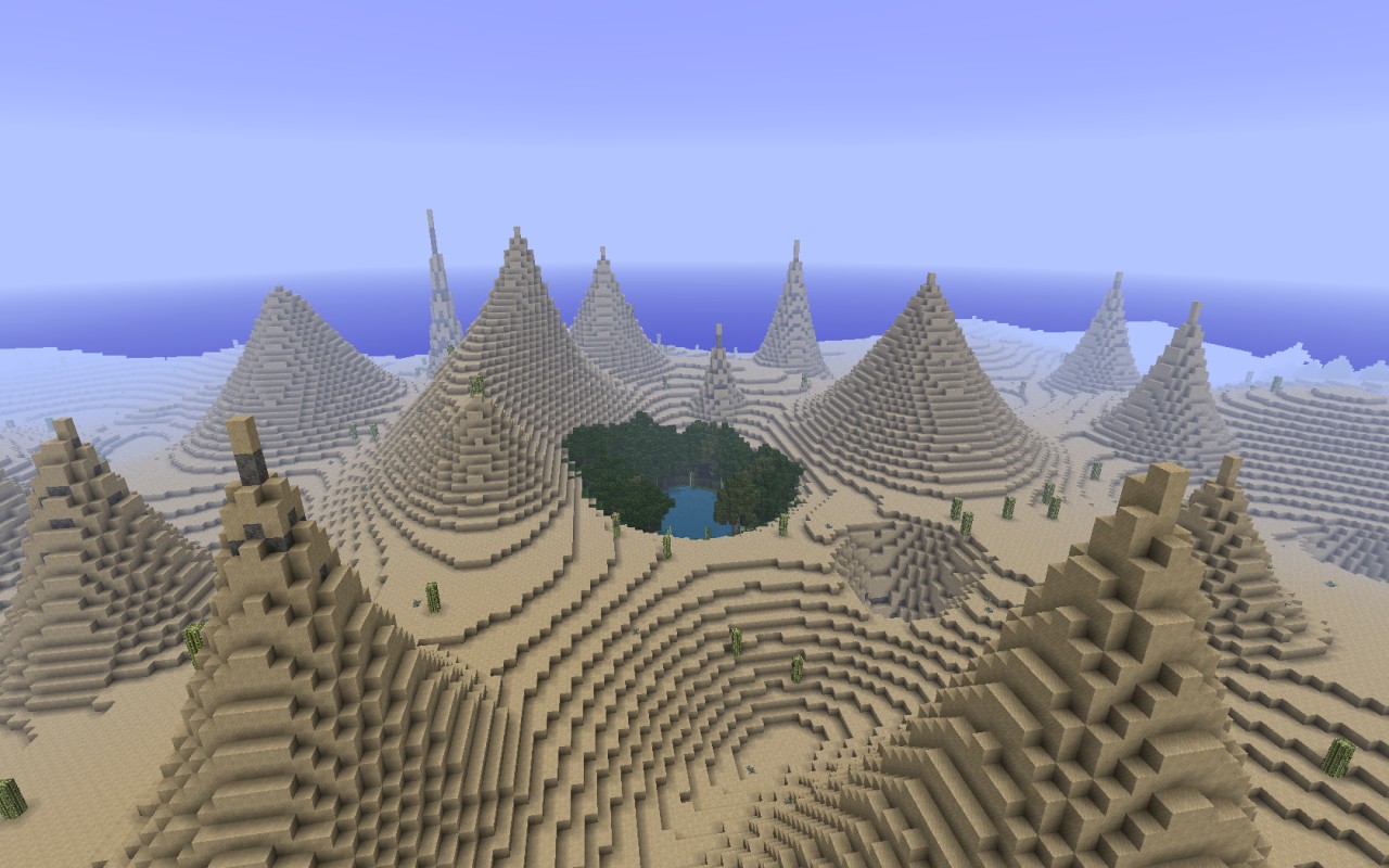 Custom Terrain: Desert Expanse Minecraft Map