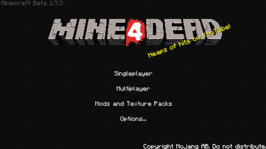 Mine 4 Dead: Blockhawk Down Minecraft Map