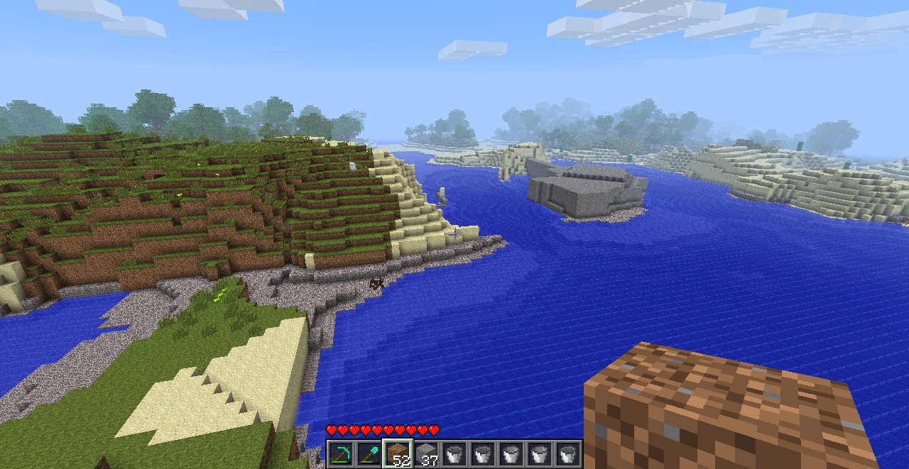 Castle, city and port Minecraft Map