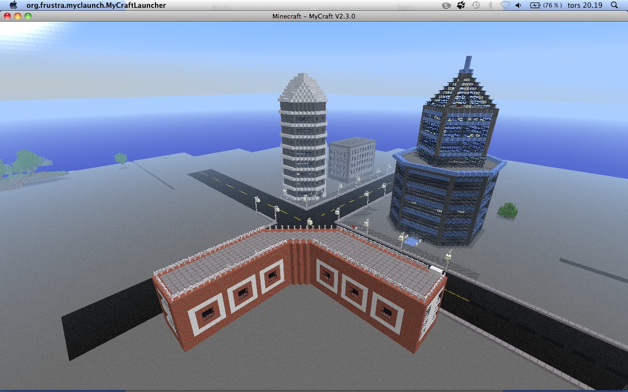 Building with IRL scale, kinda Minecraft Map