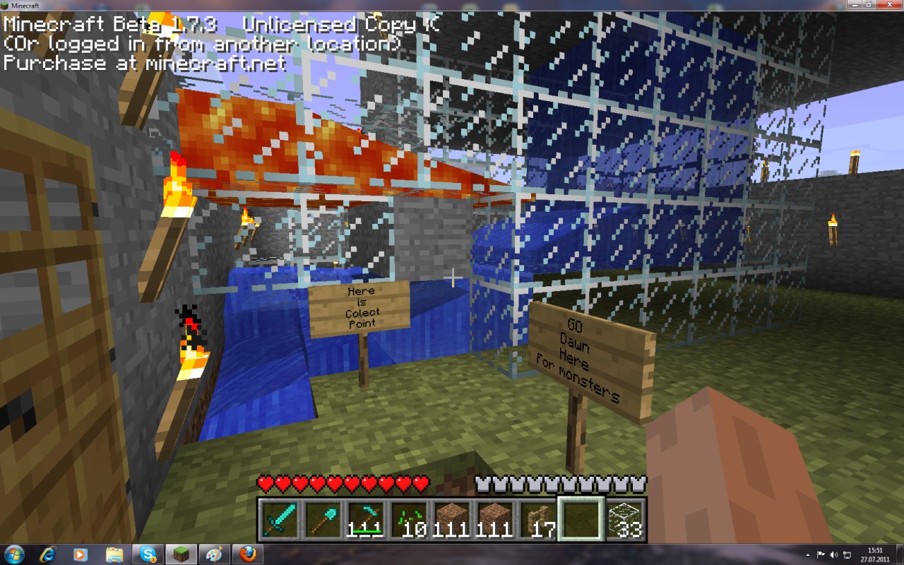 A little house for novice Minecraft Map