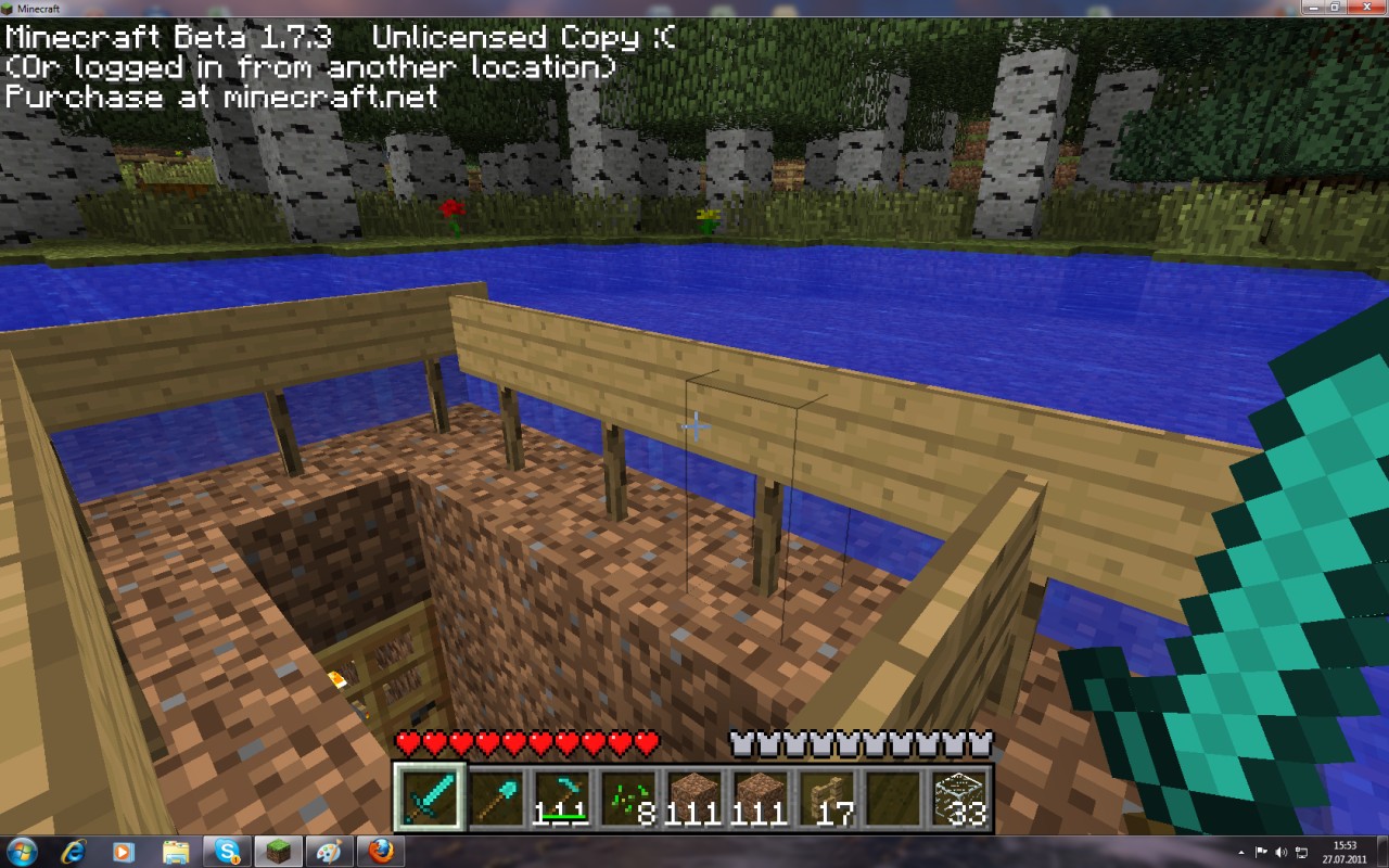 A little house for novice Minecraft Map