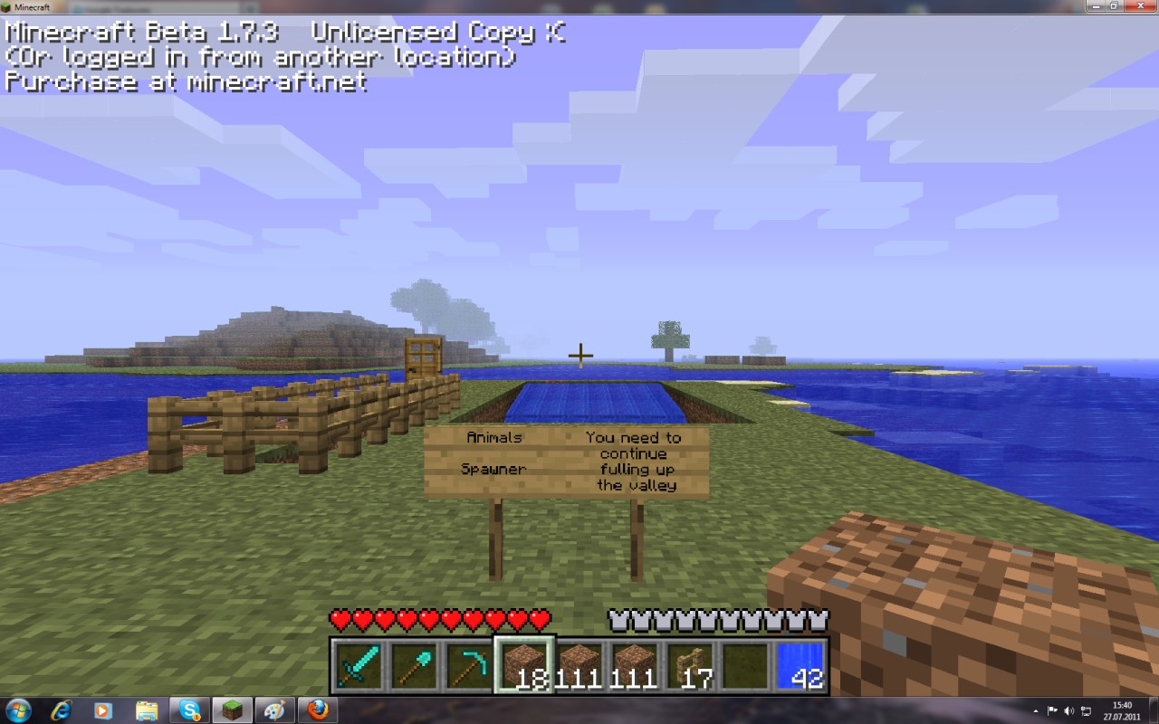 A little house for novice Minecraft Map