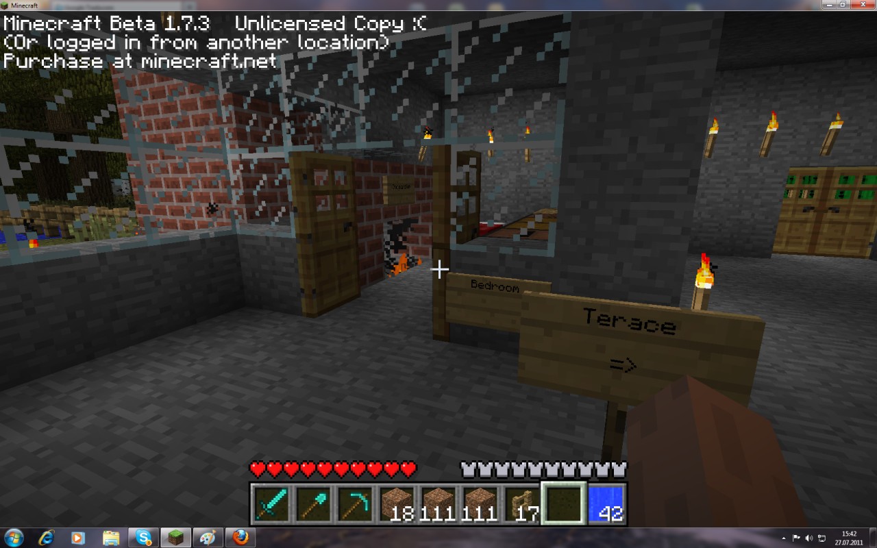 A little house for novice Minecraft Map