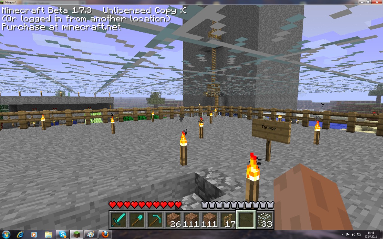 A little house for novice Minecraft Map