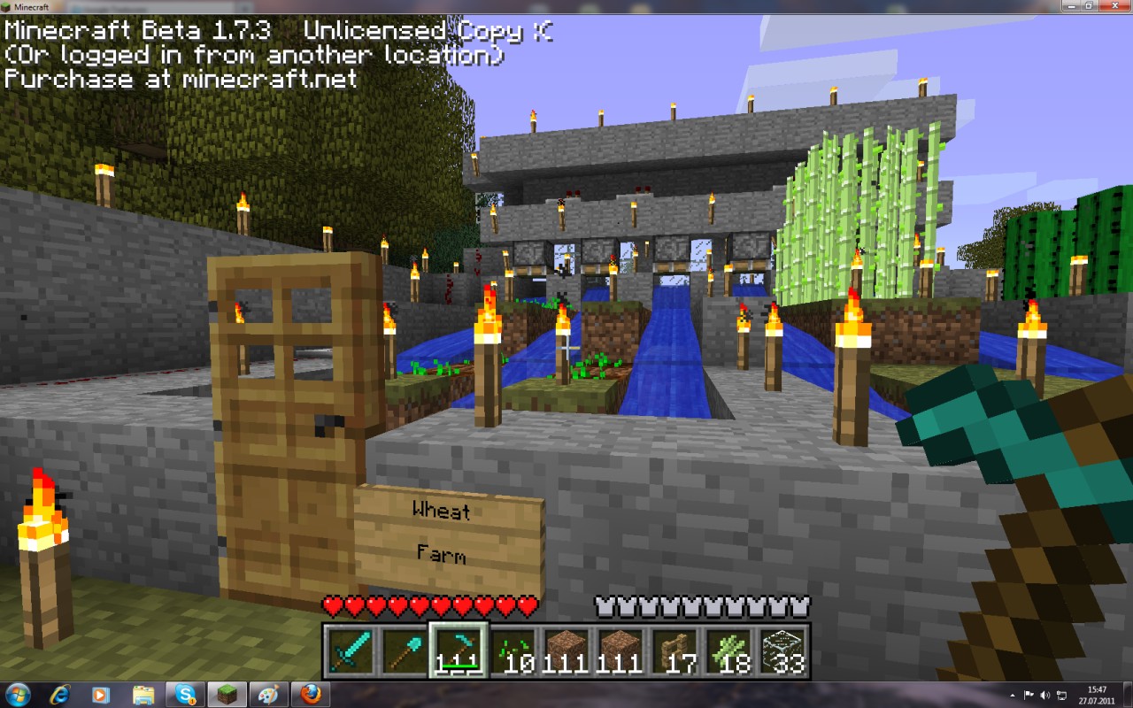 A little house for novice Minecraft Map