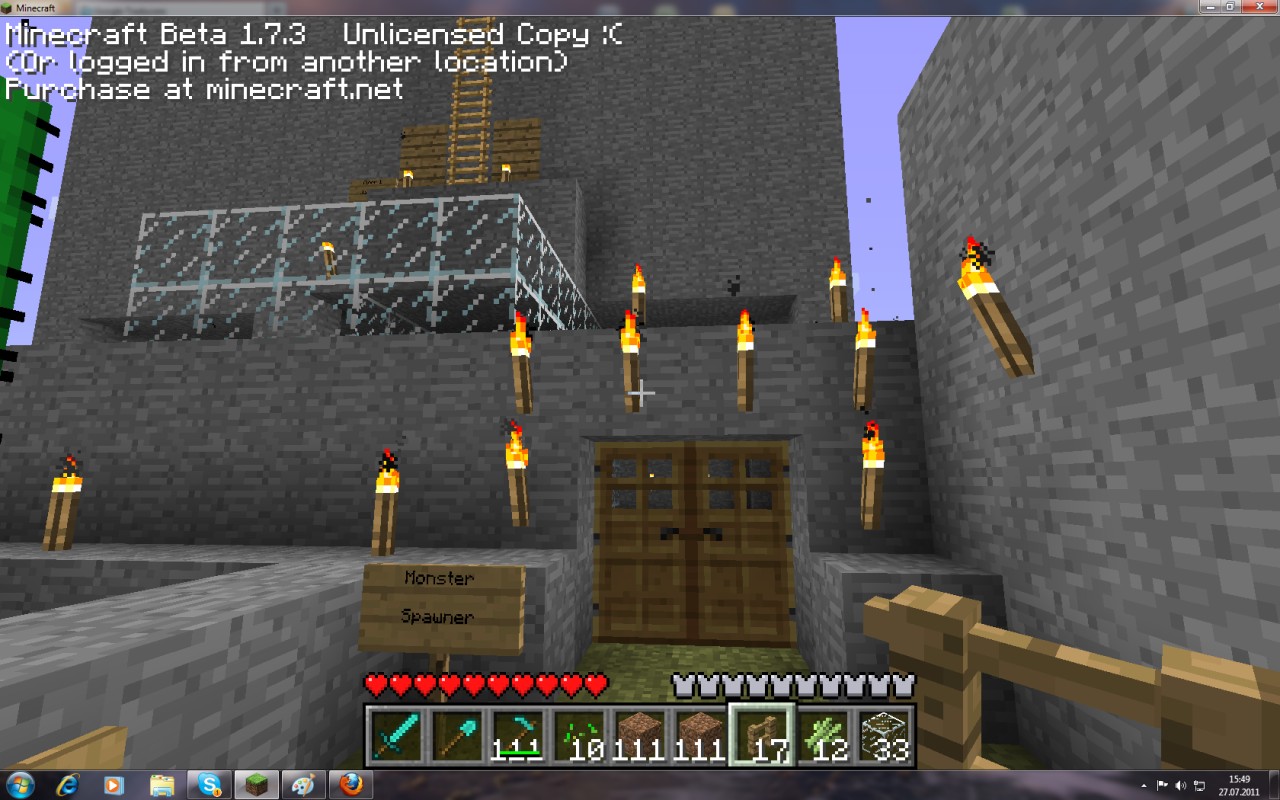 A little house for novice Minecraft Map