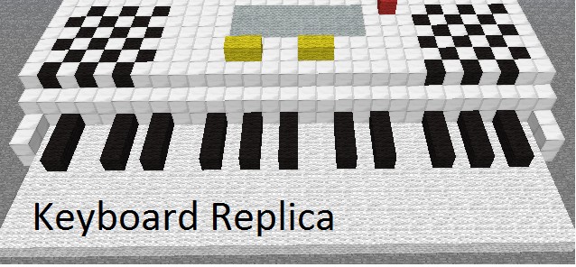 Keyboard Replica Minecraft Map