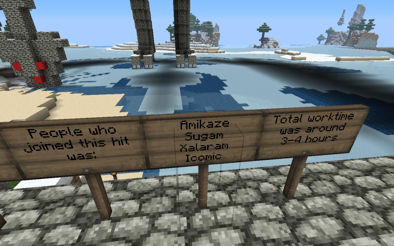 Huge Dragon made of Cobblestone and other Effects! Minecraft Map