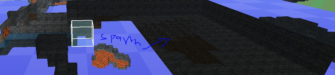 lava blade grinder with maintenance tunnel Minecraft Map