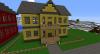 Yellow modern house Minecraft Map