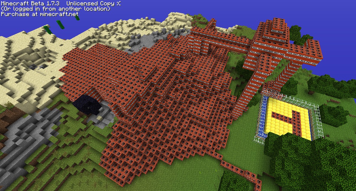 TNT BOMB BIG Version Minecraft Map
