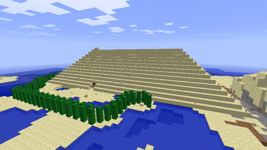 Tropical Pyramid Paradise! Minecraft Map