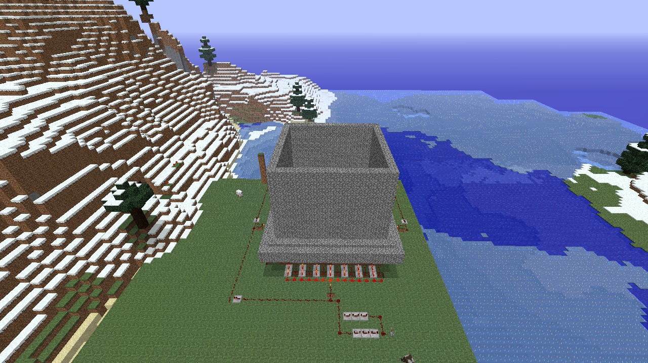 15x15 Self Repair Home Minecraft Map