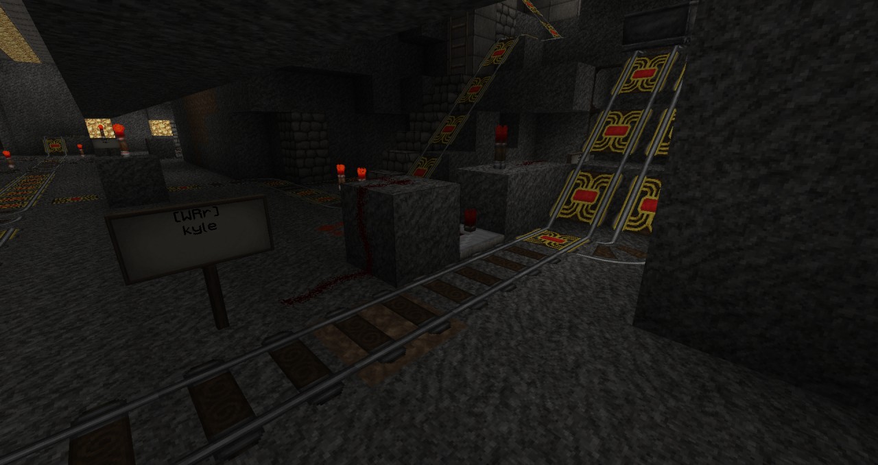 Automated redstone train station Minecraft Map