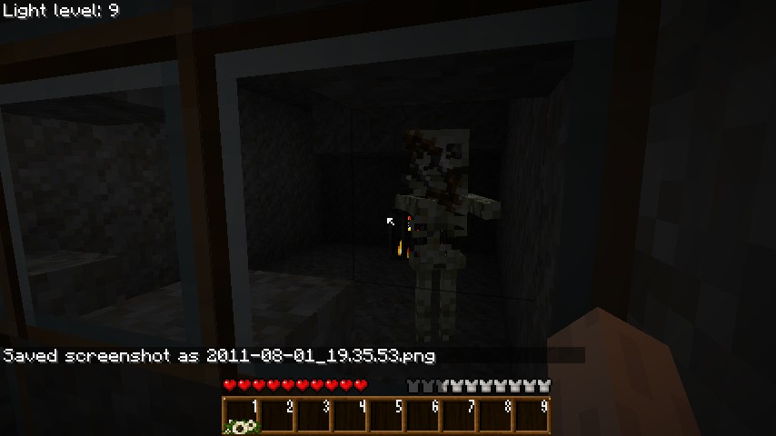 Observation rooms for mobs Minecraft Map