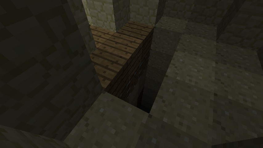 Secret room/trap with lava room Minecraft Map