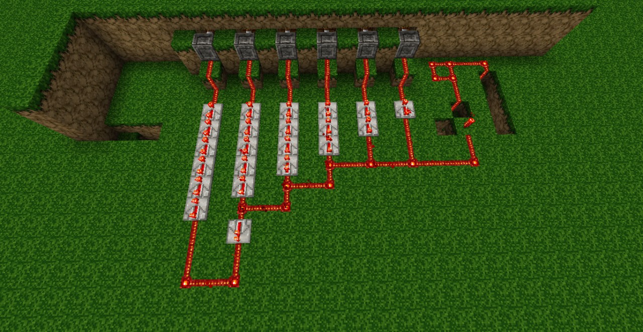 Minecraft run or die corridor! [Pistons!] Minecraft Map