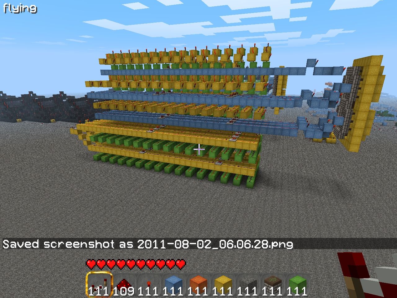 7 Segment Piston Display With Binary To 7seg Hexadecimal Decoder Minecraft Map 