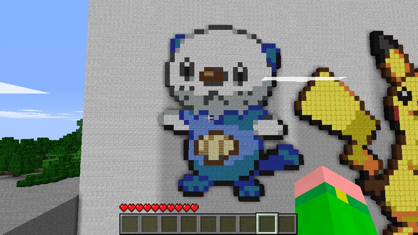 Oshawott Pixel Art (Request From MineFlare) Minecraft Map