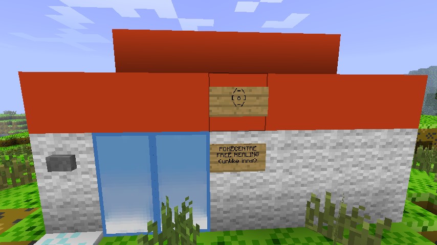 DPPt pokemon centre Minecraft Map