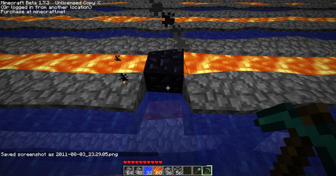 Obsidian - Cobblestone maker! Minecraft Map