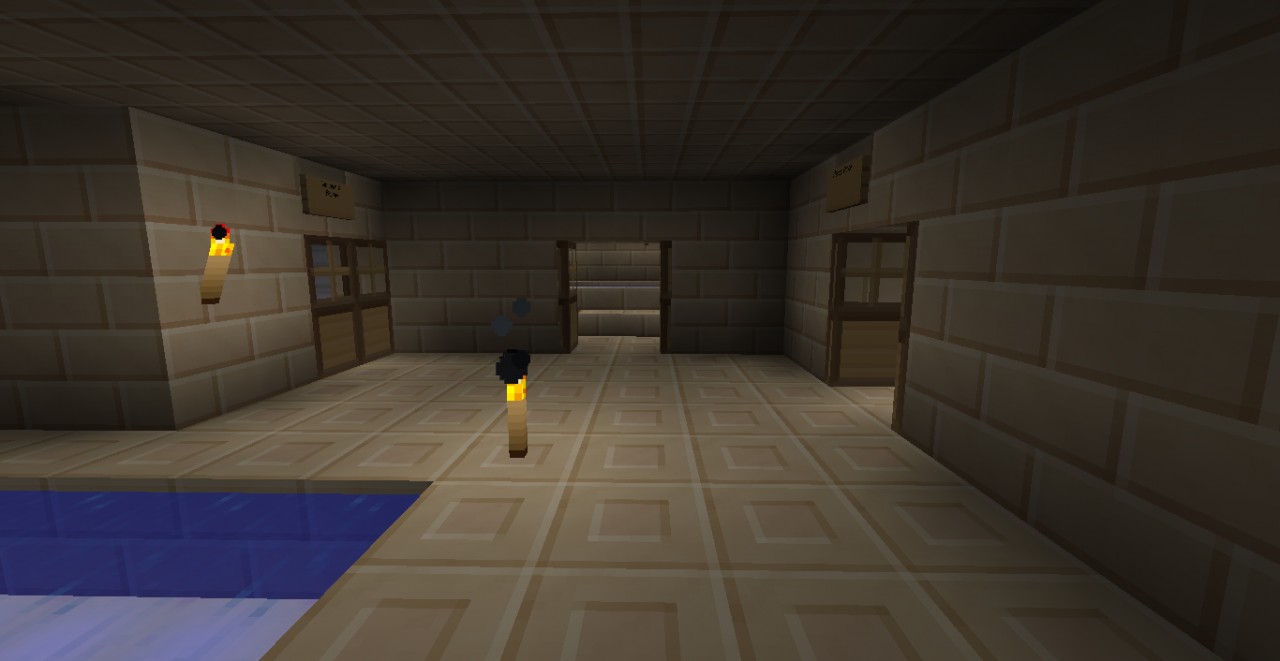 Spa With Pool,Bar & HotTube Inside A Mountain Minecraft Map