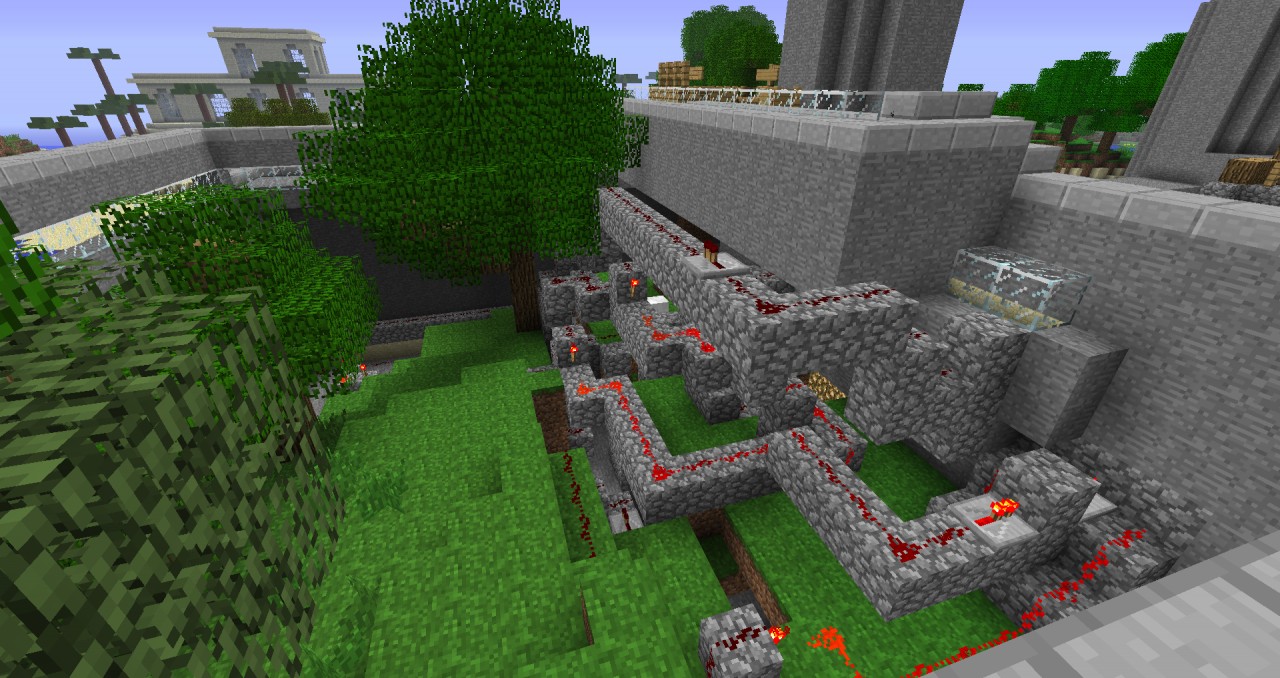 PvP Arena With Redstone Counter Minecraft Map