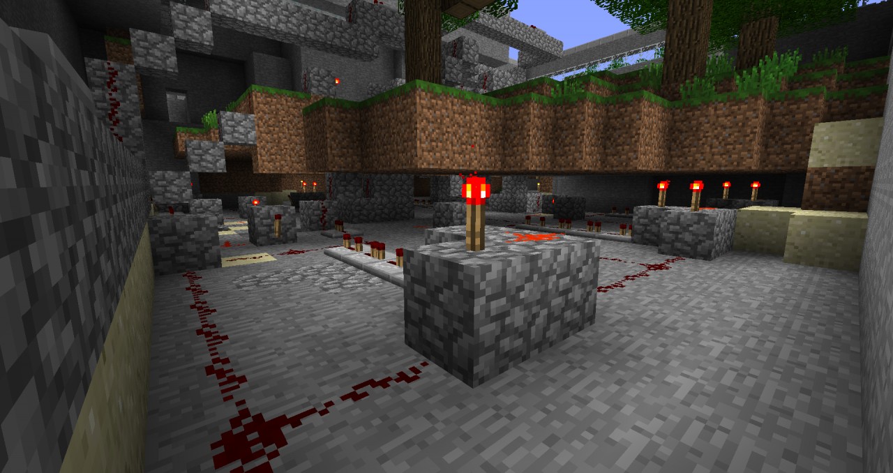 PvP Arena With Redstone Counter Minecraft Map