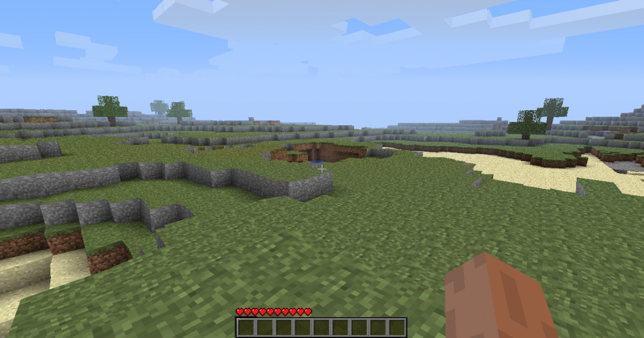 Flat world for building. Minecraft Map