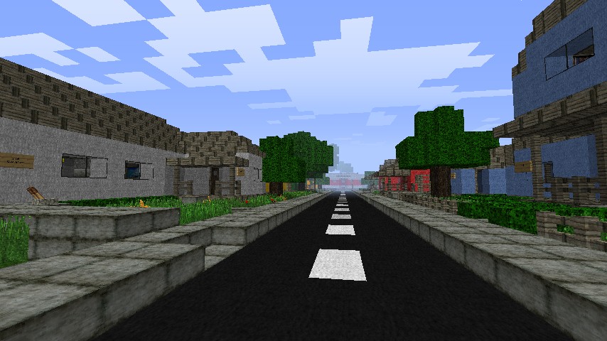 50s Street Minecraft Map