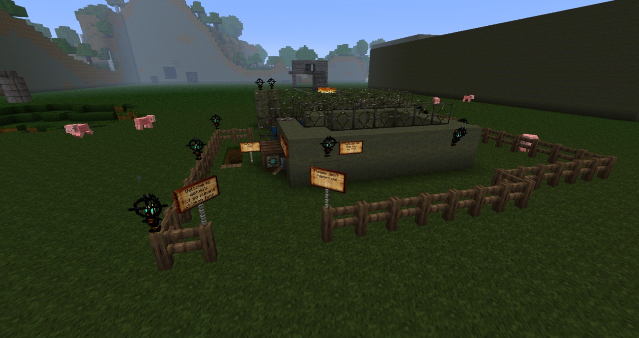 Poultry Factory / Chicken Farm [Designed for 1.8] Minecraft Map