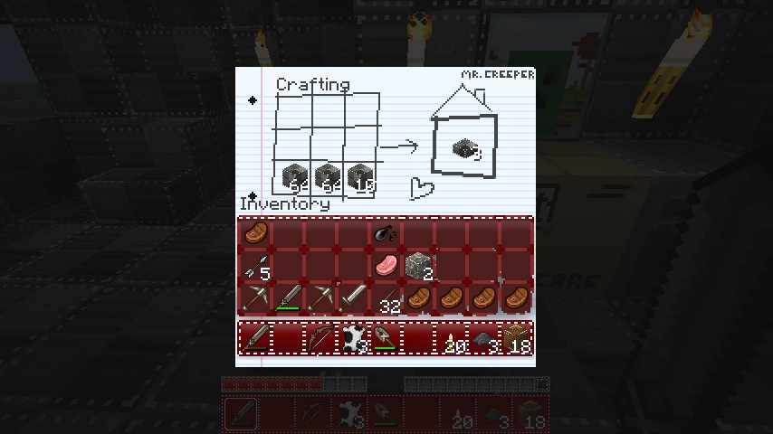 Arts and (Mine)Crafts Minecraft Texture Pack