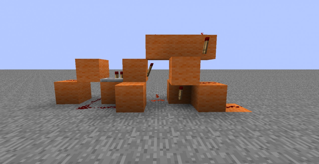 2 Wide 1.5 tick tileable D flip flop Minecraft Map