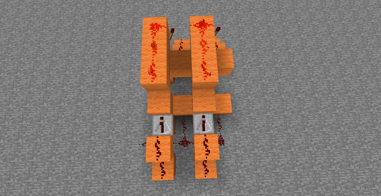 2 Wide 1.5 tick tileable D flip flop Minecraft Map