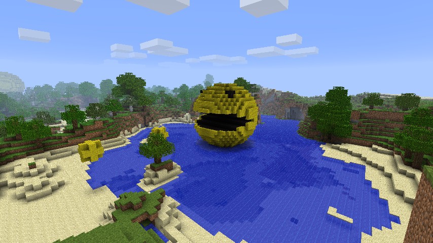 Pac-Man Minecraft Map
