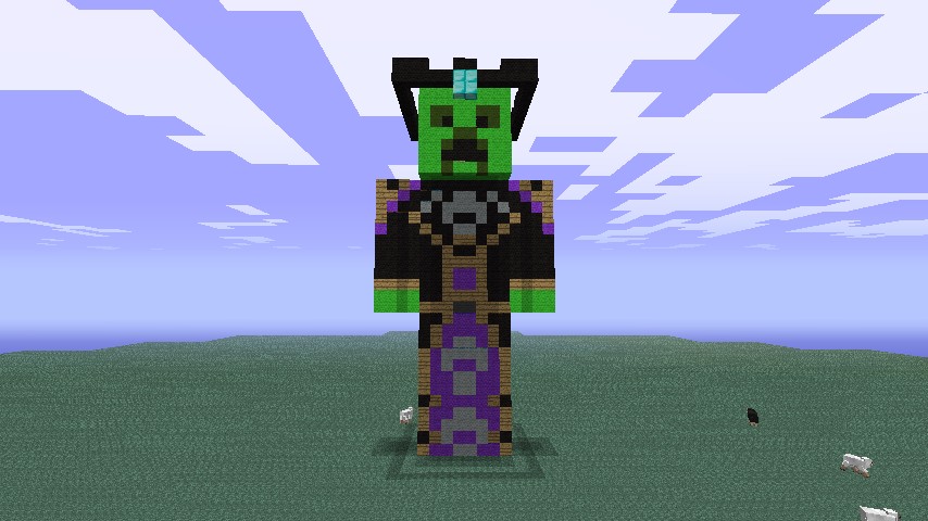 Giant skin sculpture Minecraft Map