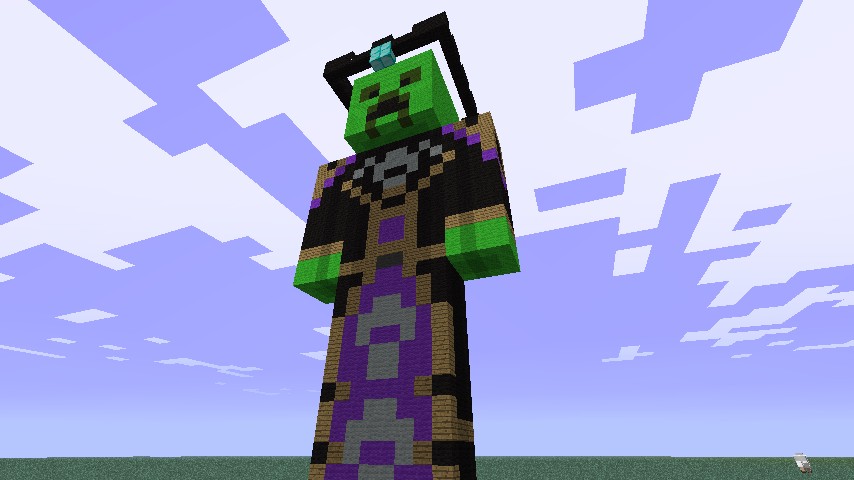 Giant skin sculpture Minecraft Map