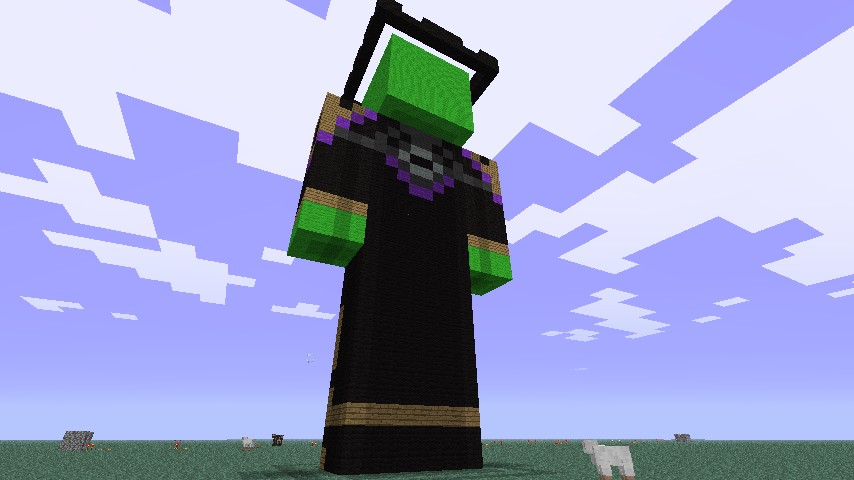 Giant skin sculpture Minecraft Map