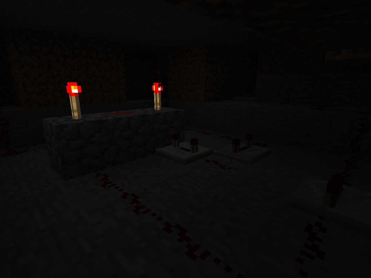 Simple Redstone AND door latch [LOCK] With nice house Minecraft Map