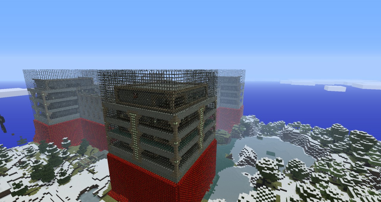 Digital Warzone - Guardians Floating Fortress Minecraft Map