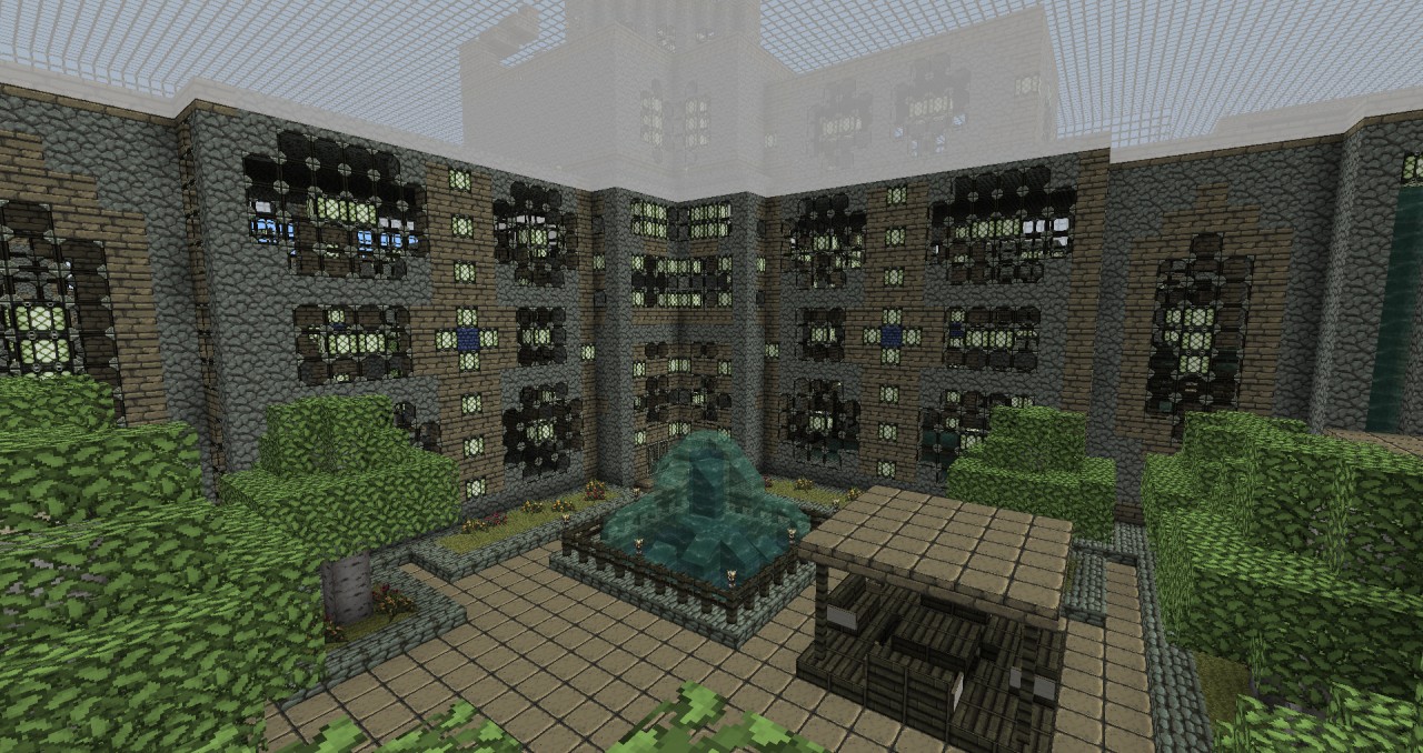 Digital Warzone - Guardians Floating Fortress Minecraft Map