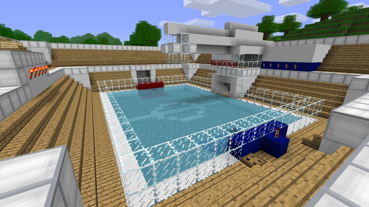 Ice Blocky Arena Minecraft Map