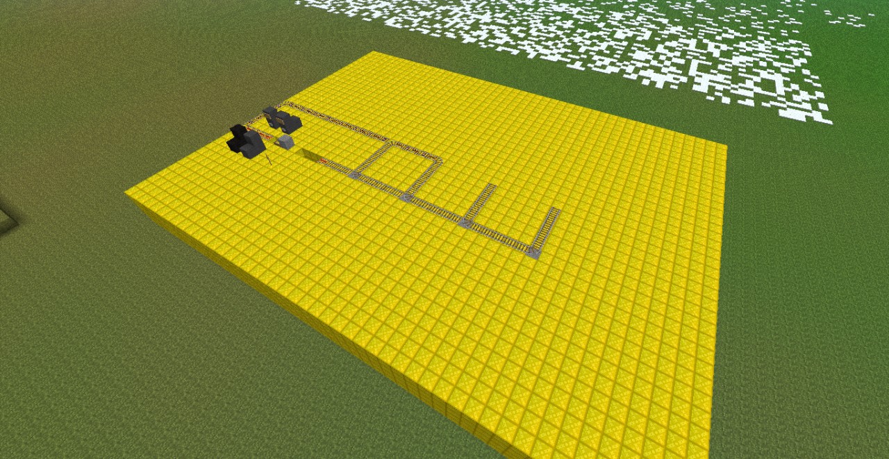 90gQ 4-way intersection Roadport. Minecraft Map