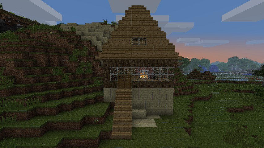 Hill-Side Home Minecraft Map